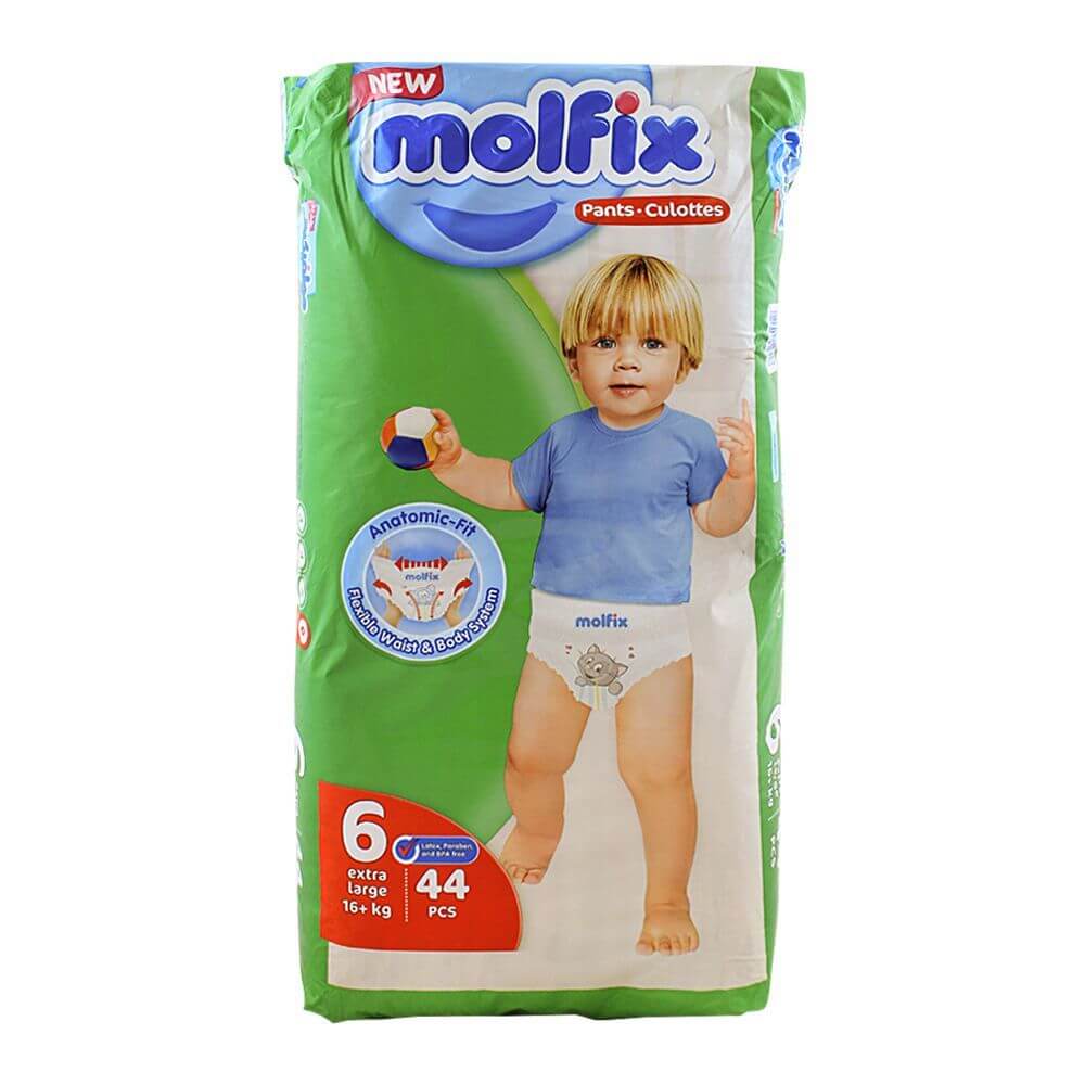 Molfix Baby Pants Size 6 (44 Pcs) Price in Pakistan